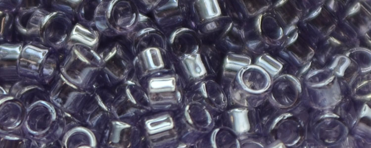 TOHO Aiko-Light Purple Transparent Luster #TB-136 - Retail Bobby Bead