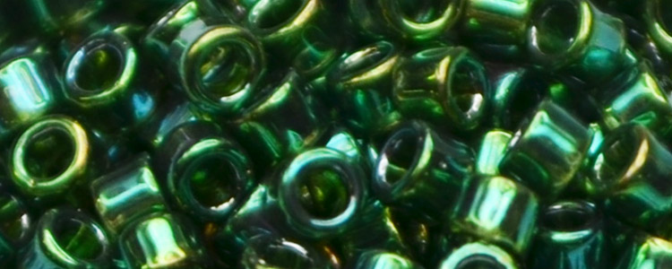 TOHO Aiko-Olivine Gold Luster TB-322 - Retail Bobby Bead